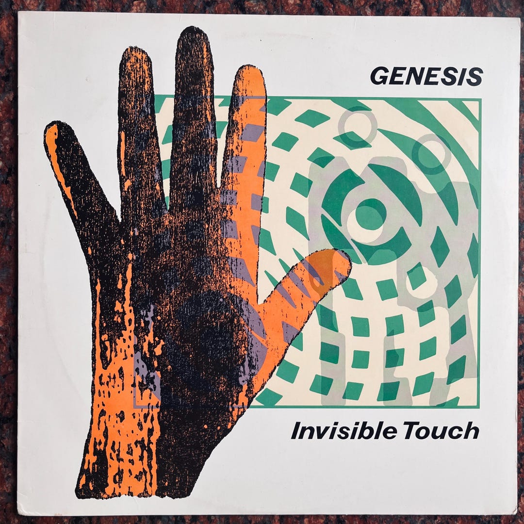 Vintage Vinyl Genesis - Invisible Touch 80's MTV Phil Collins Pop Rock ...