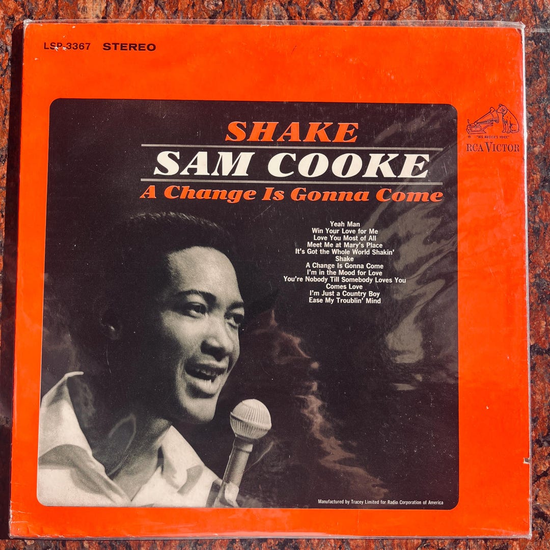 Vintage Vinyl Sam Cooke A Change is Gonna Come 60s BLM Soul Rhythm and ...