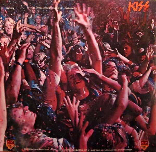 Vintage Vinyl KISS - Alive II 70's Ace Frehley Glam Metal Arena Rock ...