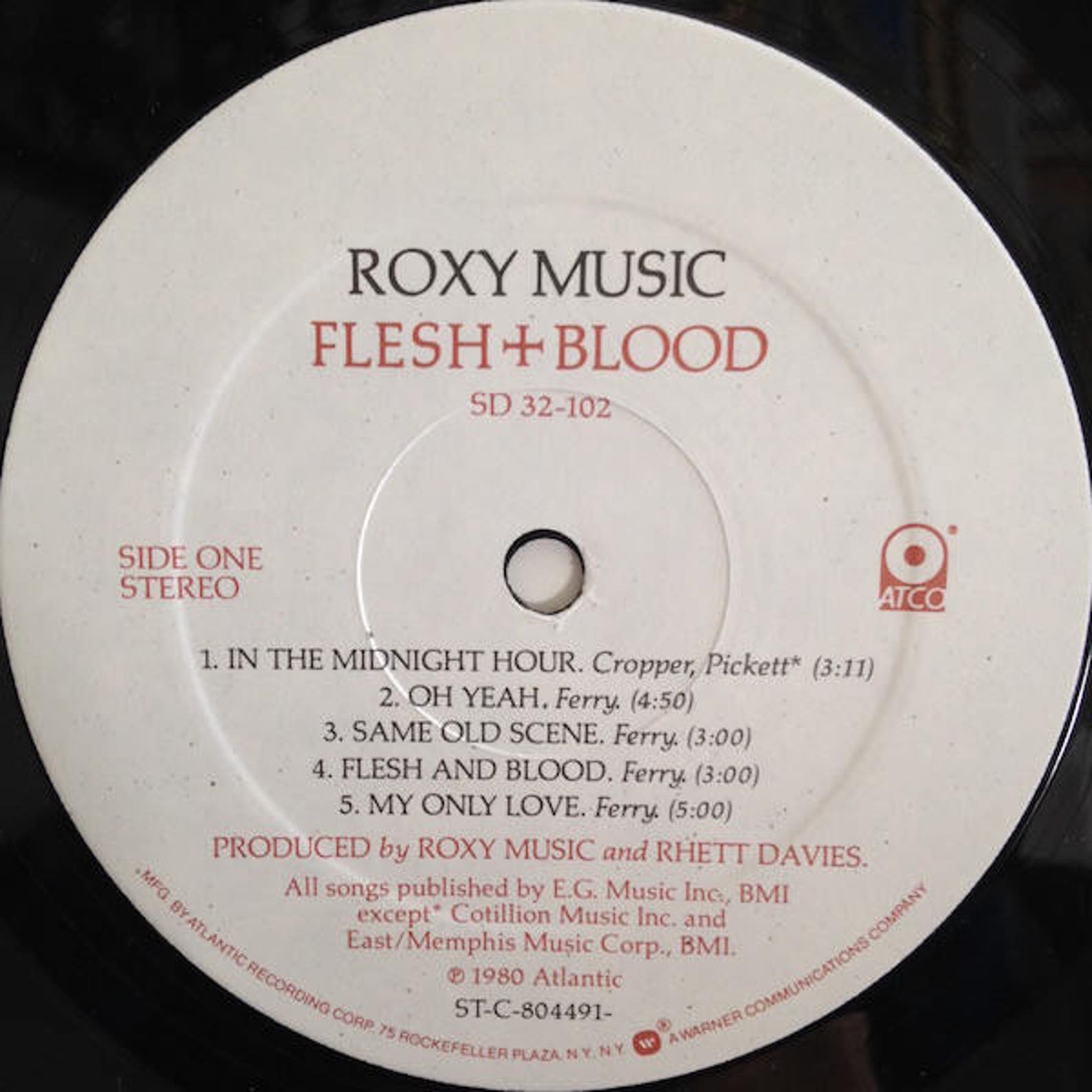 Roxy Music Flesh and Blood 80's New Wave British Pop Art - Etsy
