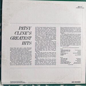 Vintage Vinyl Patsy Cline - Patsy Cline's Greatest Hits 50's Rock Delta ...
