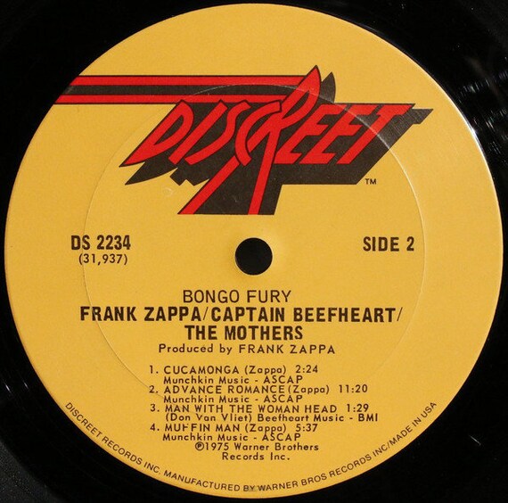Frank Zappa Bongo Fury