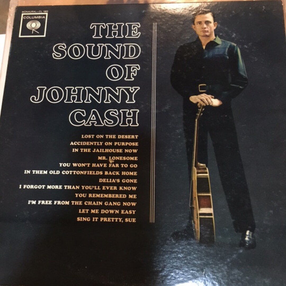 Johnny Cash the Sound of Johnny Cash 60's Folk Country - Etsy