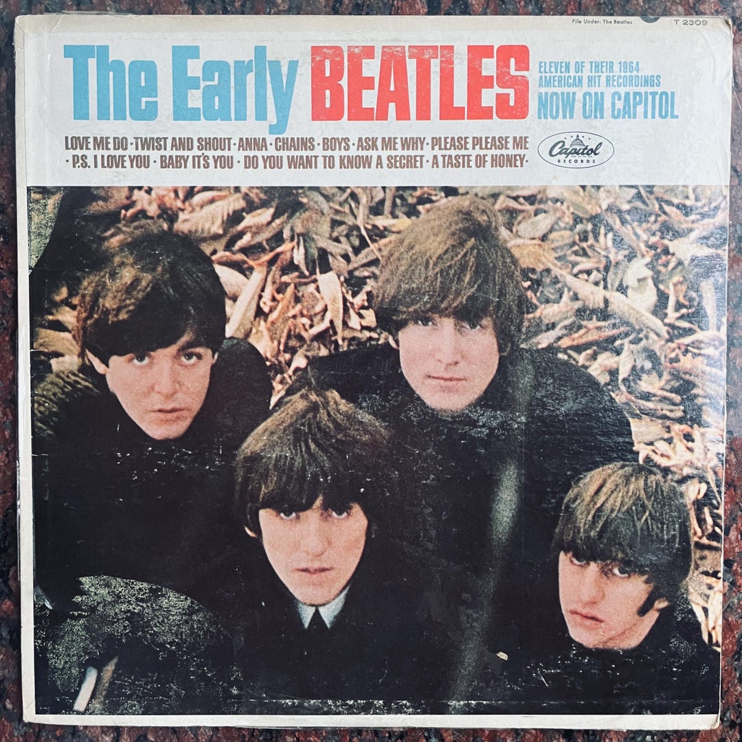 Vintage Vinyl the Beatles - the Early Beatles 60s First MONO Press Rock ...