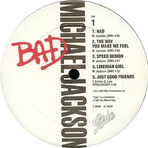 Vintage Vinyl Michael Jackson - 80's Pop Rock Funk First Press LP ...