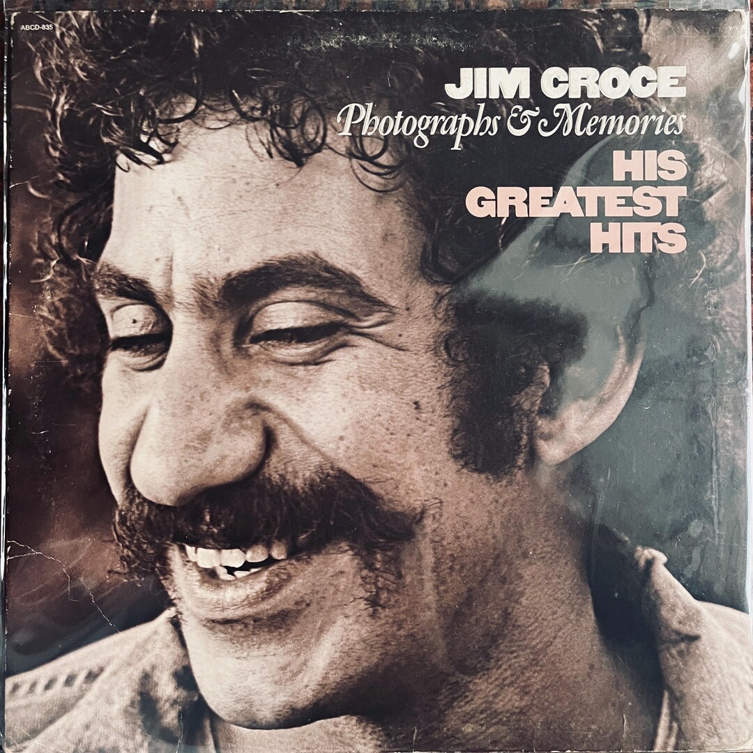 Vintage Vinyl Jim Croce- Photographs & Memories/ His Greatest Hits 70's ...