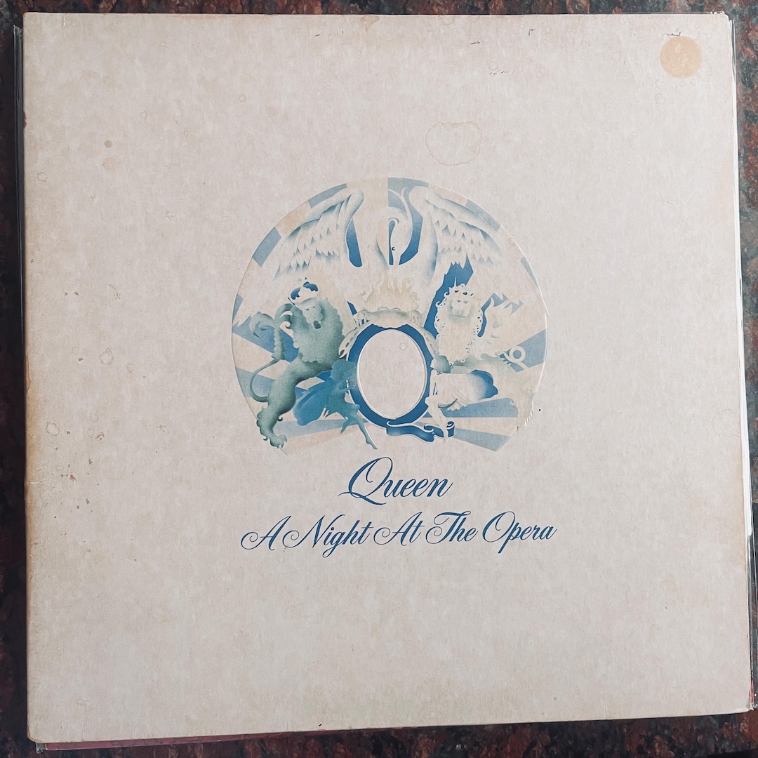 Vintage Vinyl Queen - A Night at the Opera 70's Classic Glam Rock LP ...