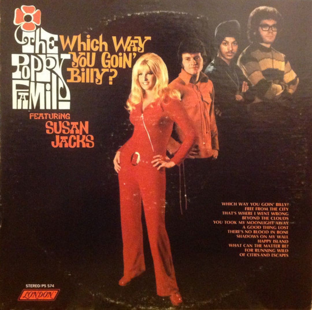 Vintage Vinyl the Poppy Family Featuring Susan Jacks Which Way You Goin ...