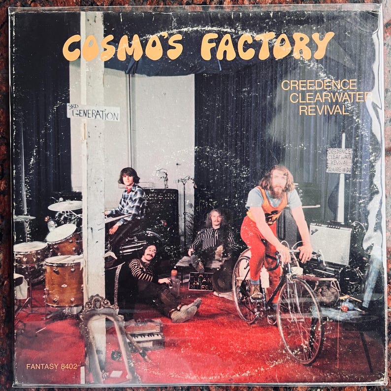 Vintage Vinyl Creedence Clearwater Revival - Cosmo's Factory 70s ...