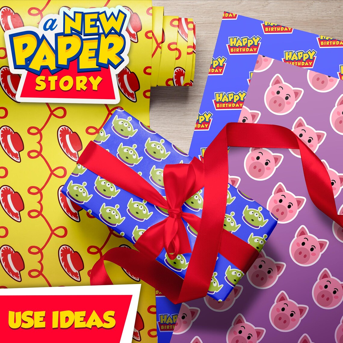 Toy Story Digital Paper Pack - Etsy