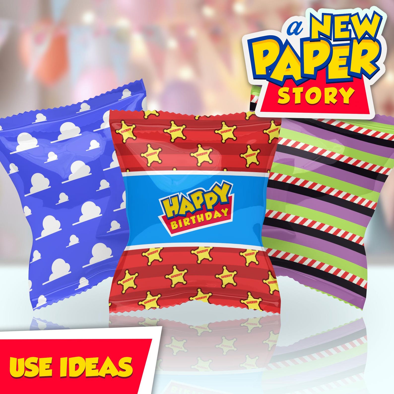 Toy Story Digital Paper Pack - Etsy