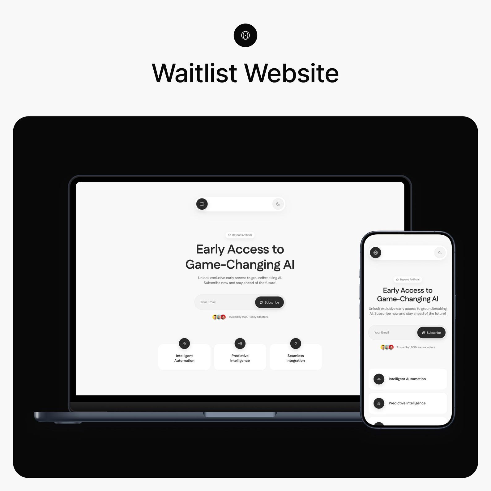 Evolux – Waitlist Framer Template - Etsy