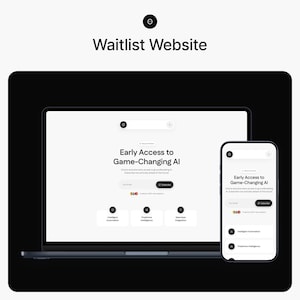 Evolux – Waitlist Framer Template - Etsy