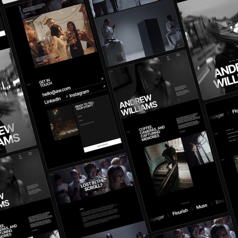 Videographer Framer Portfolio Website Template - Etsy
