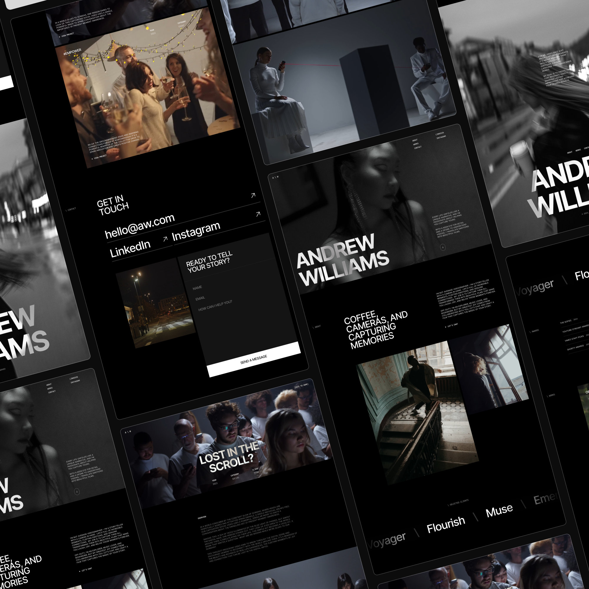 Videographer Framer Portfolio Website Template - Etsy