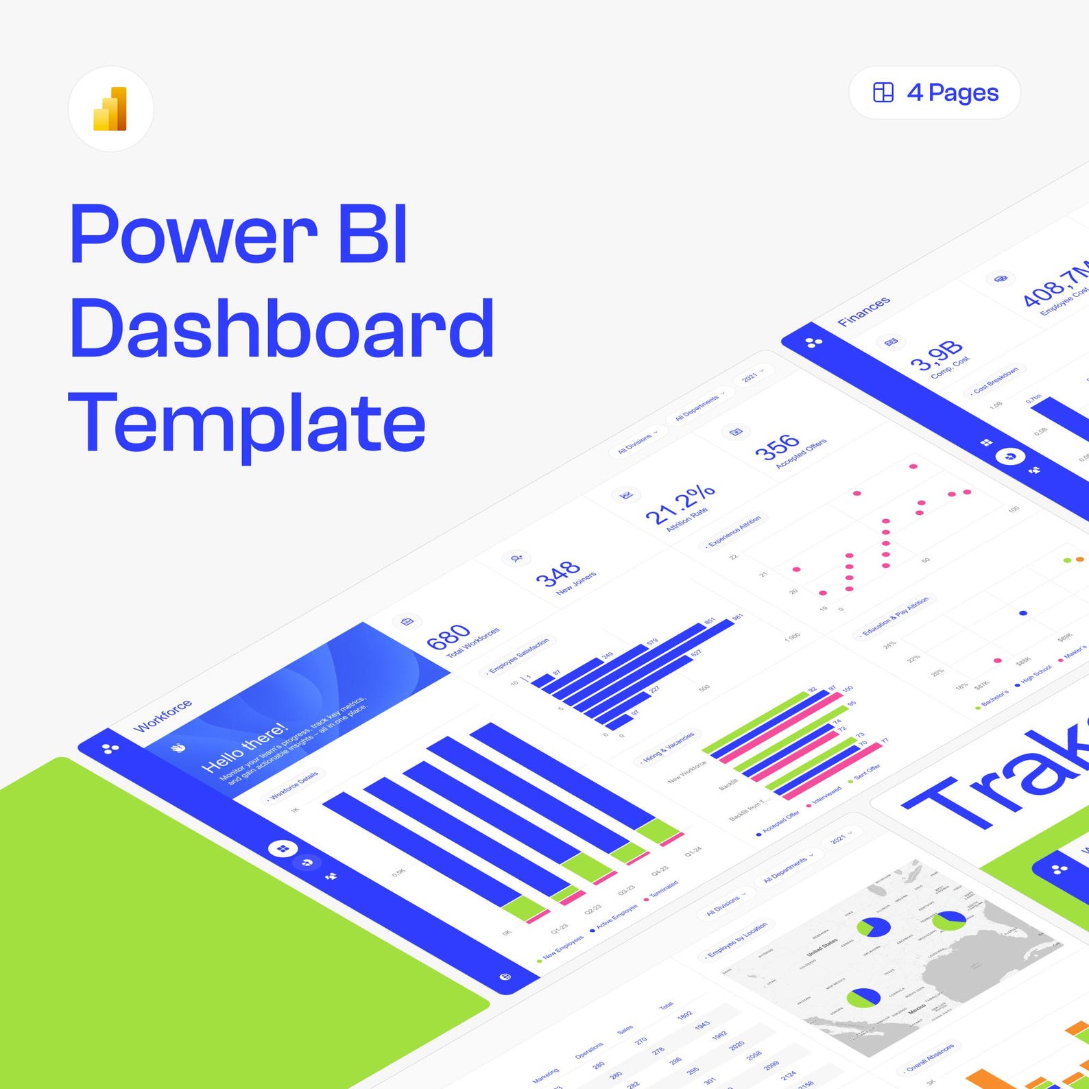 HR Analytics Powerbi Dashboard Report – Traksy - Etsy