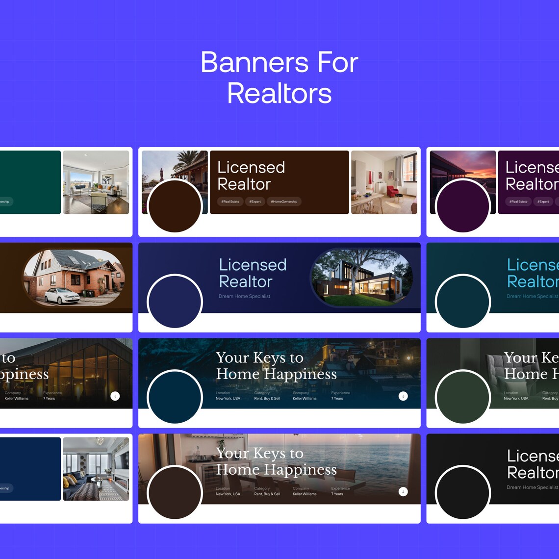 45 Linkedin Banners Designs for Canva - Etsy