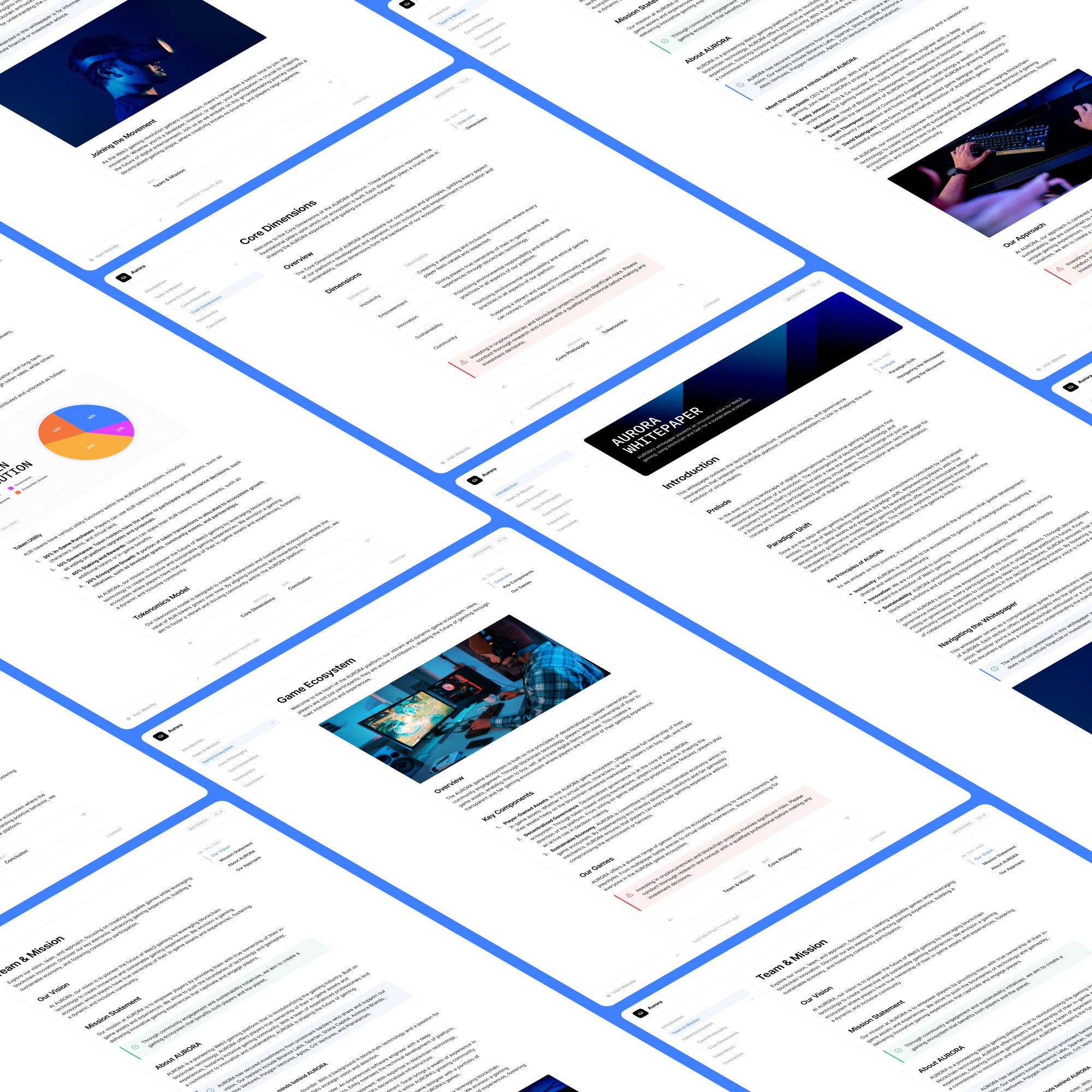 Whitepaper Webflow Website Template — Aurora Docs - Etsy