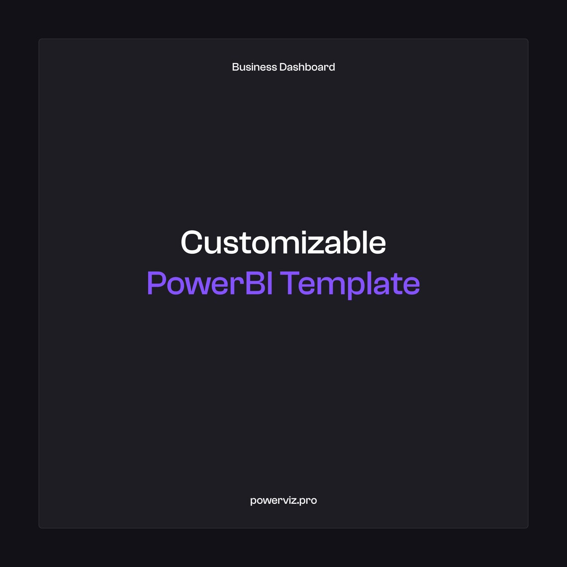 Business Powerbi Dashboard Report Template, Figma — Metrix - Etsy
