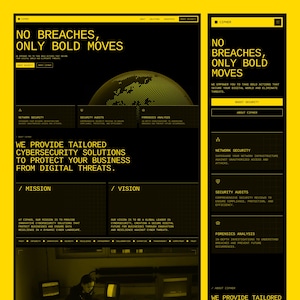 CIPHER – Cybersecurity Company Framer Website - Etsy