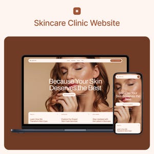 Epidermis – Skincare Clinic Framer Website Template - Etsy