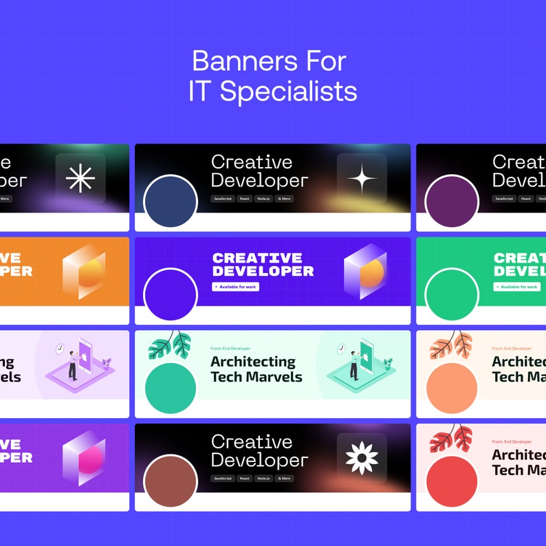 45 Linkedin Banners Designs for Canva - Etsy