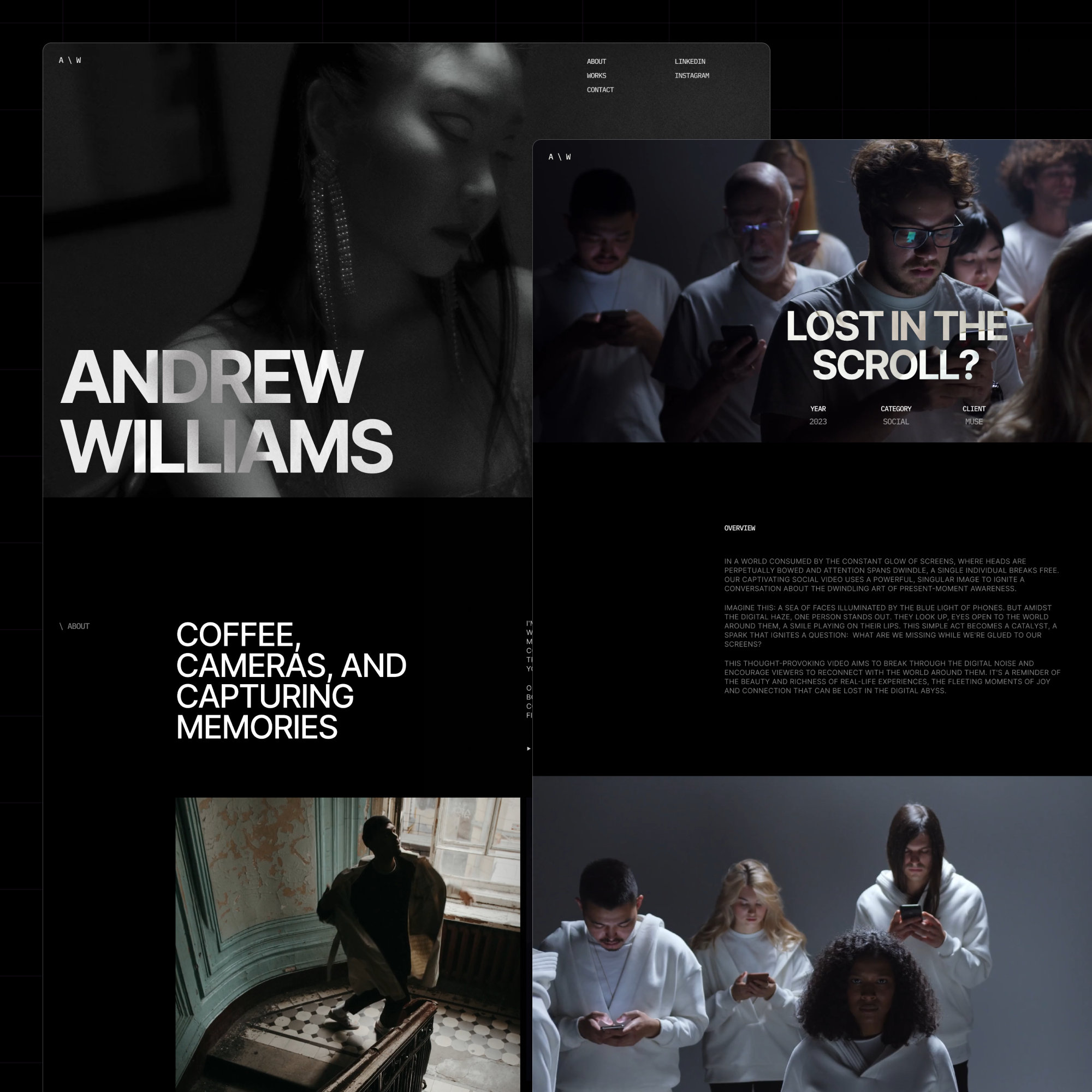 Videographer Framer Portfolio Website Template - Etsy