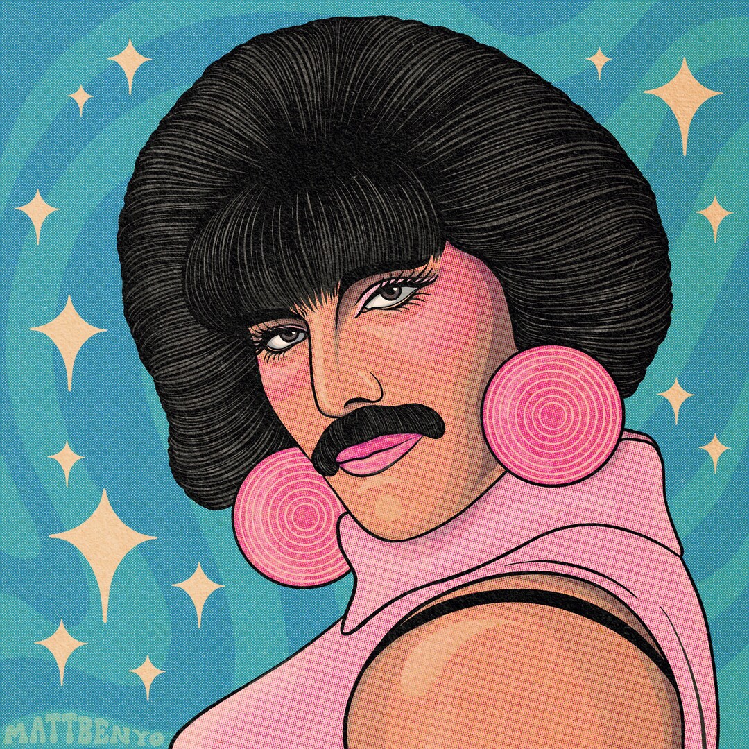 Freddie Mercury “break Free” Queen Poster Art Print - Etsy