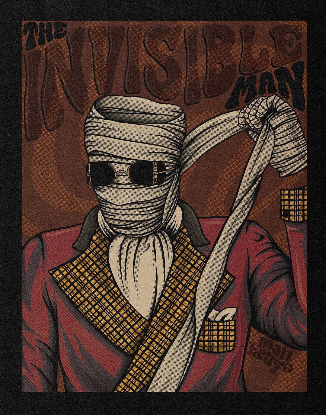 The Invisible Man Universal Monsters Poster Art Print - Etsy