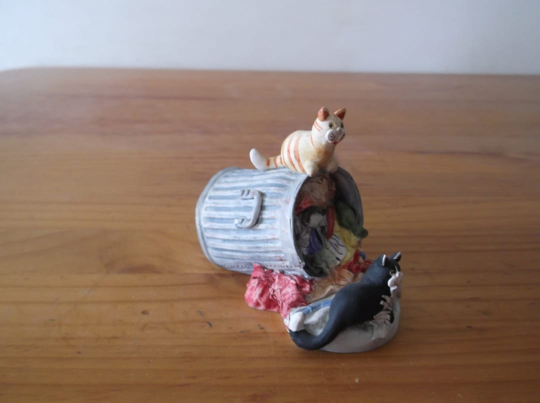 Peter Fagan Colour Box Cats Cats on Dustbin/trash Can - Etsy