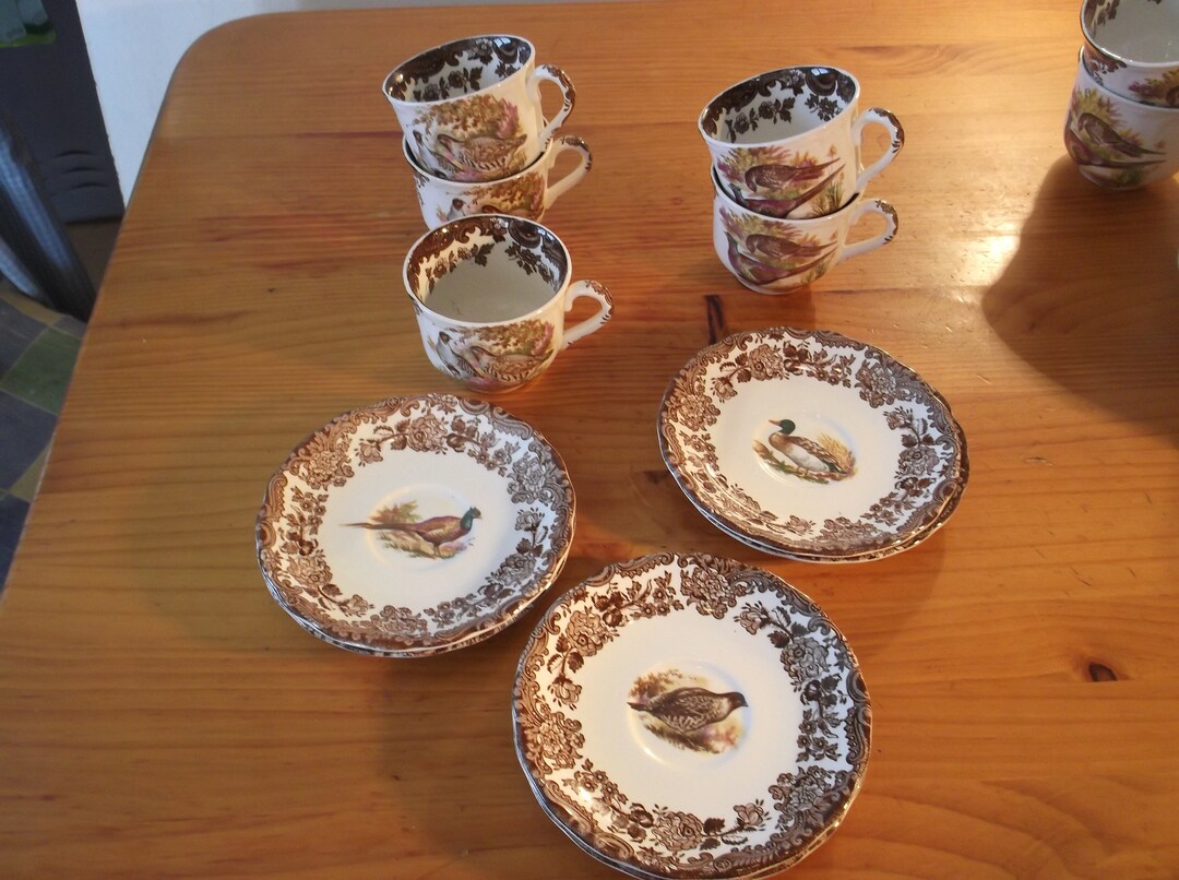 Royal Worcester Group, Palissy Game Series birds Small coffee Cup and ...