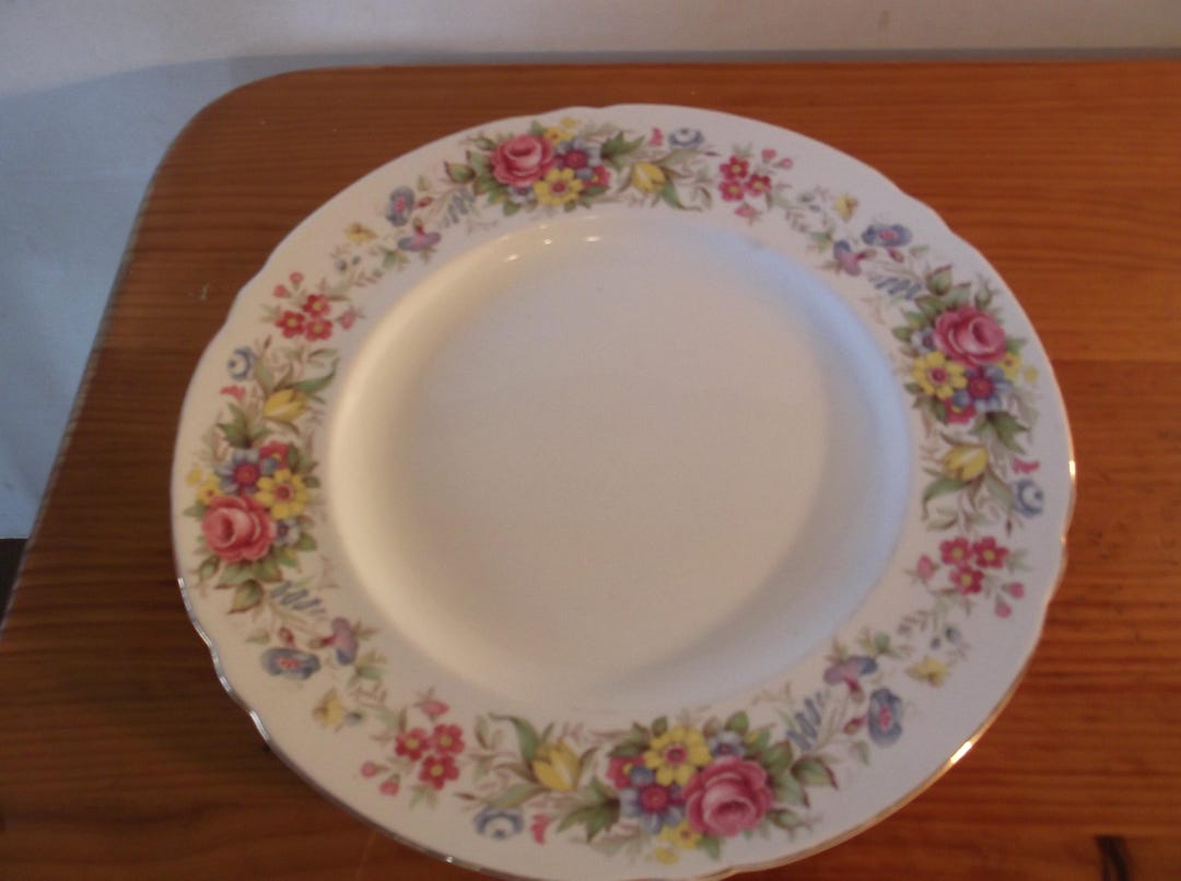 Shelley: Large Floral Serving Plate - Etsy