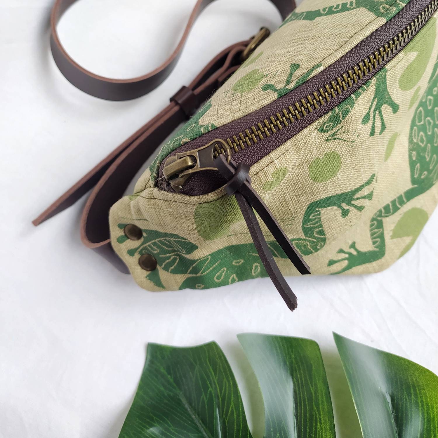 Fanny Pack frogs Made of Upholstery Fabrics and Leather. - Etsy