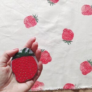 Tablecloth "strawberry", Printed by Hand. Individual and Family ...