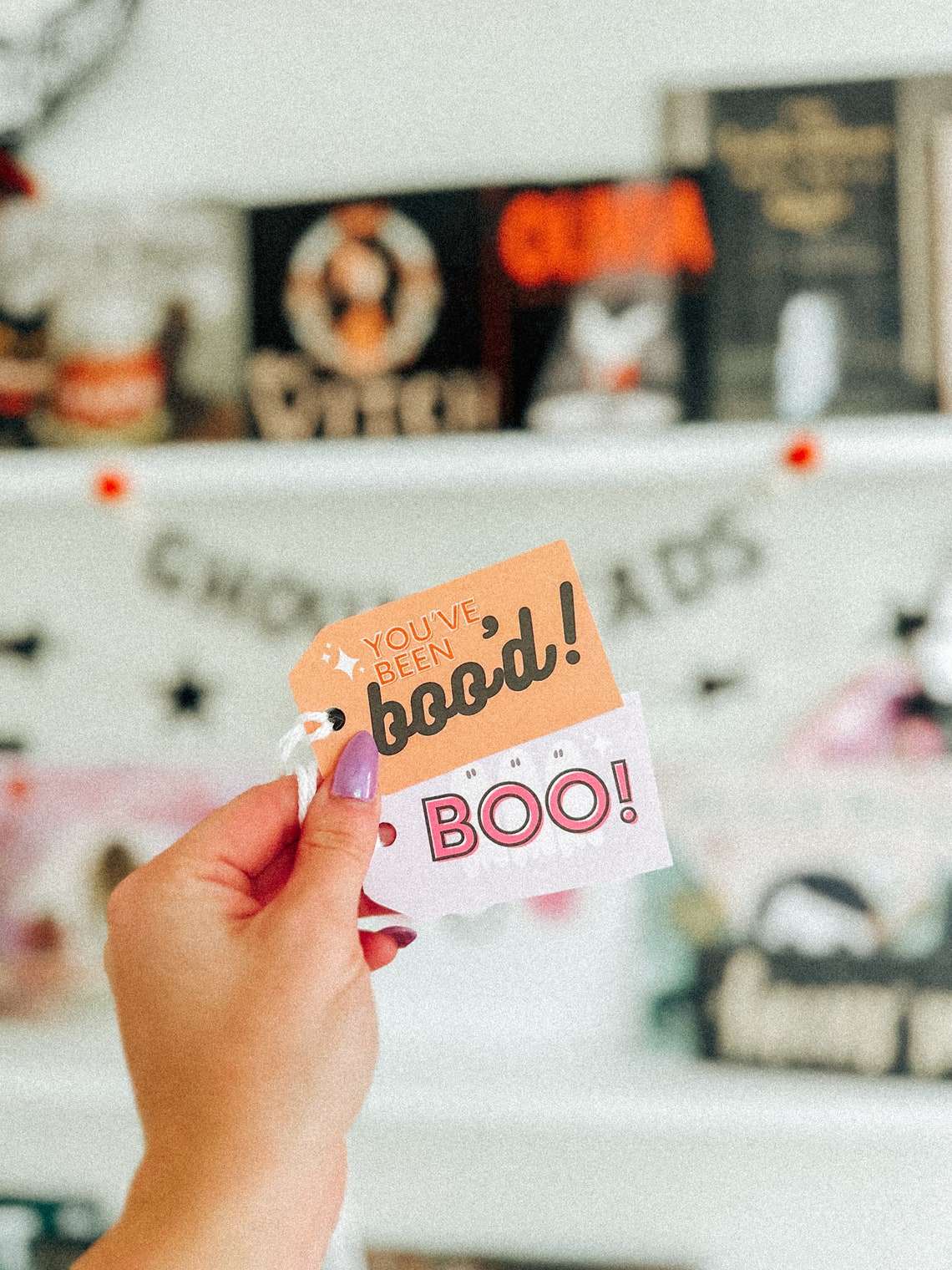 Halloween Flag Printables // Boo Basket // Halloween Gift Guide // Boo ...