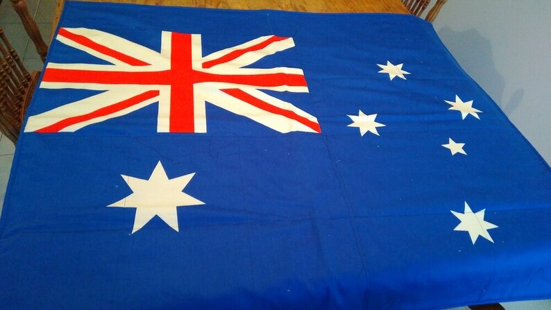 Aussie Flag Country Boy Little Boy's Quilt Australian Flag Playmat ...