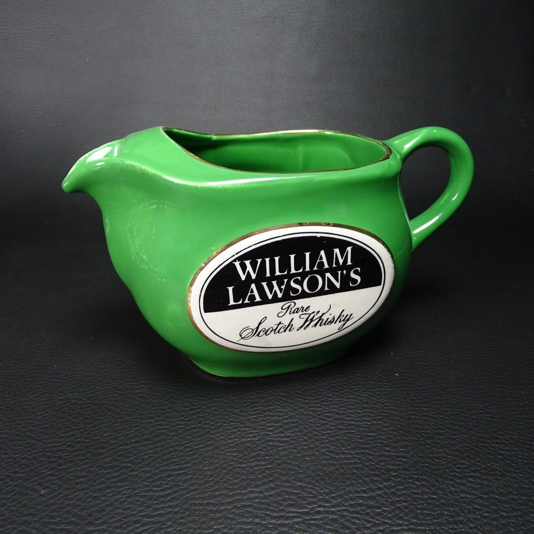 WILLIAM LAWSON’S | Small Oval Bar Water Pitcher Advertising the Brand ...