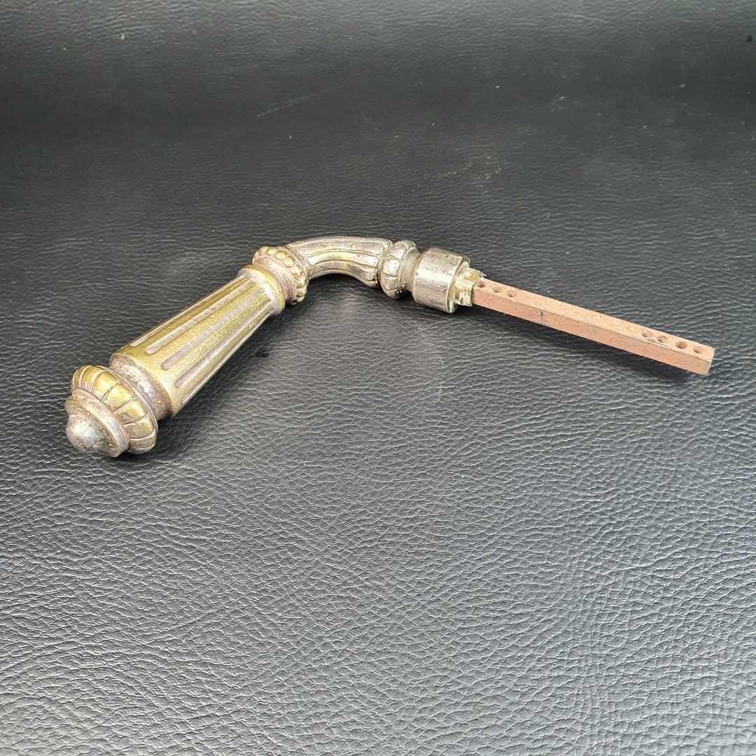 Old Castle Door Handle Crutch Type in Gilded Bronze Signed AAG ...