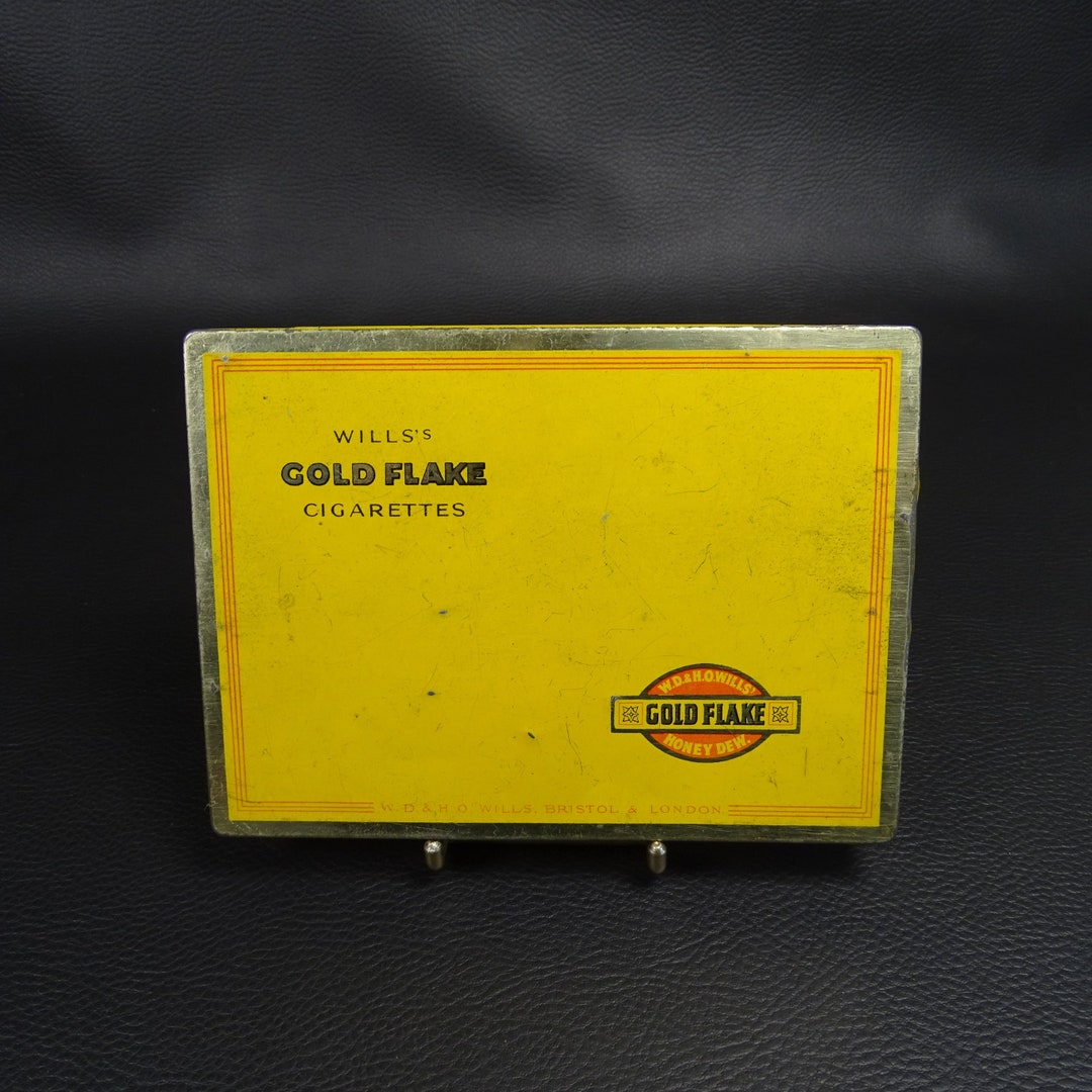 GOLD FLAKE Vintage Gold Flake Cigarettes W D & H O Wills Bristol London ...