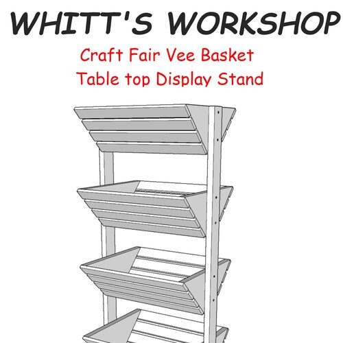 Table Top Vee Basket Display Stand - Etsy