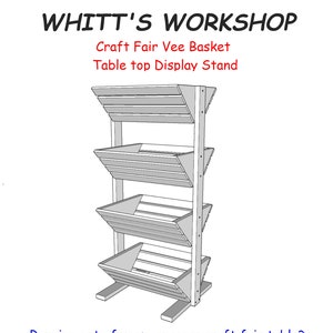 Table Top Vee Basket Display Stand - Etsy