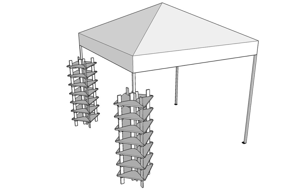 Tent Post Shelf - Etsy