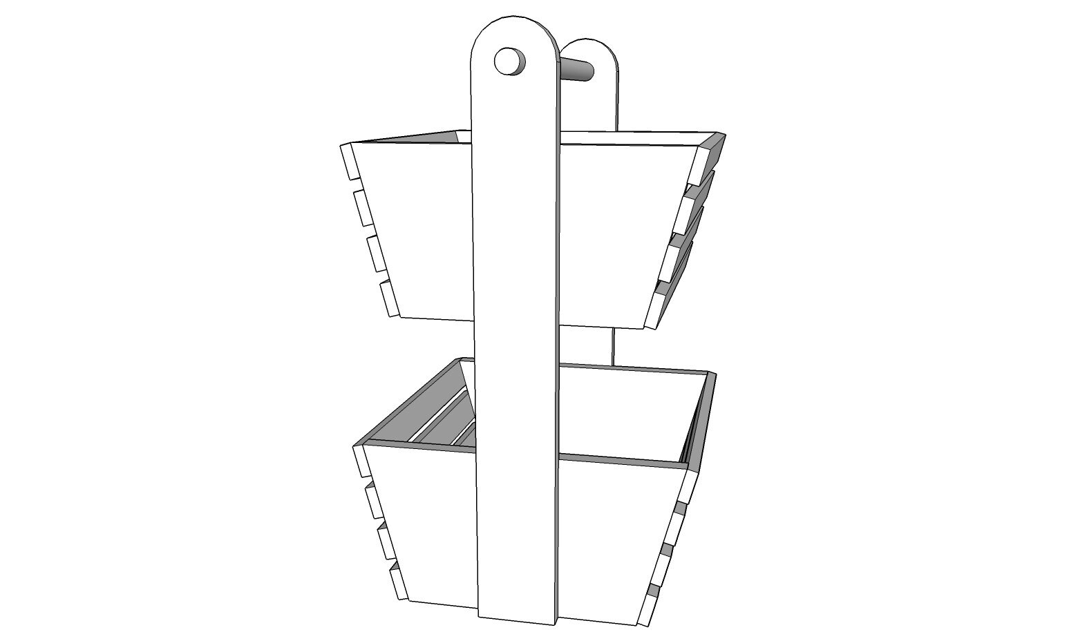 Hand Carry Table Top Storage and Display Baskets | Etsy