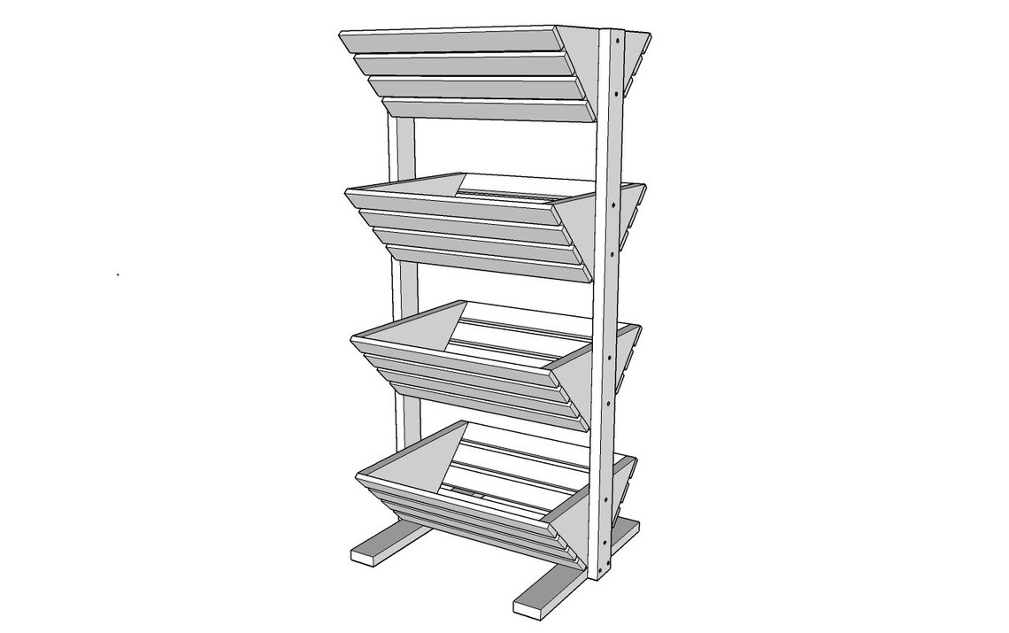 Table Top Vee Basket Display Stand - Etsy