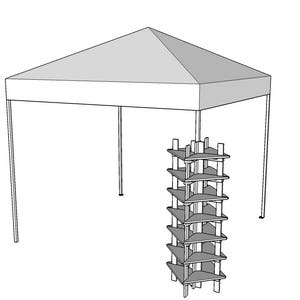 Tent Post Shelf - Etsy
