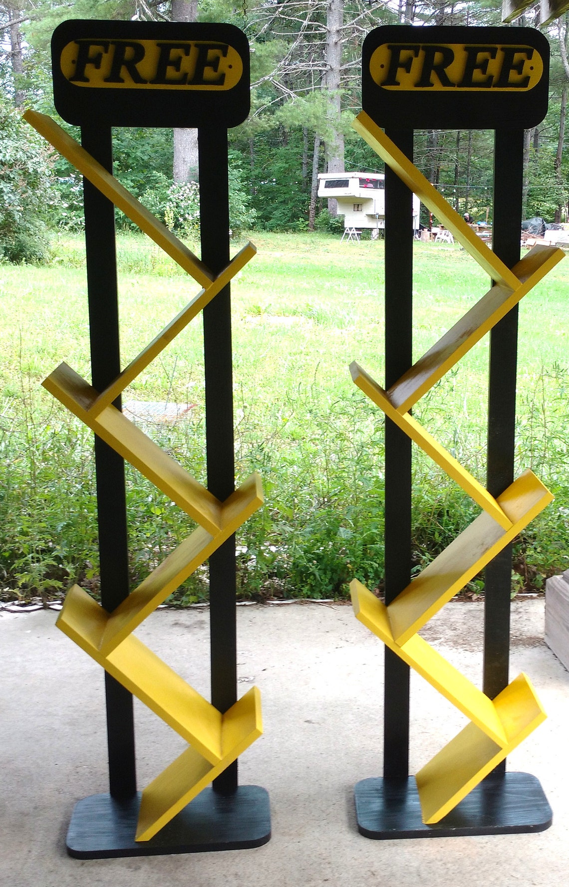 Angled Book Rack Display - Etsy