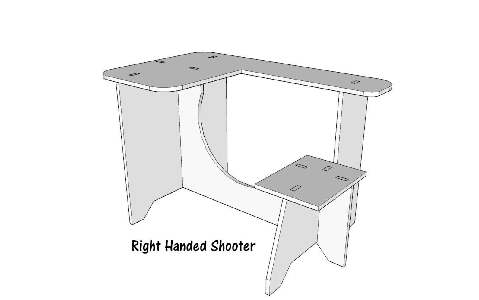 Plywood Shooters Bench / Table - Etsy