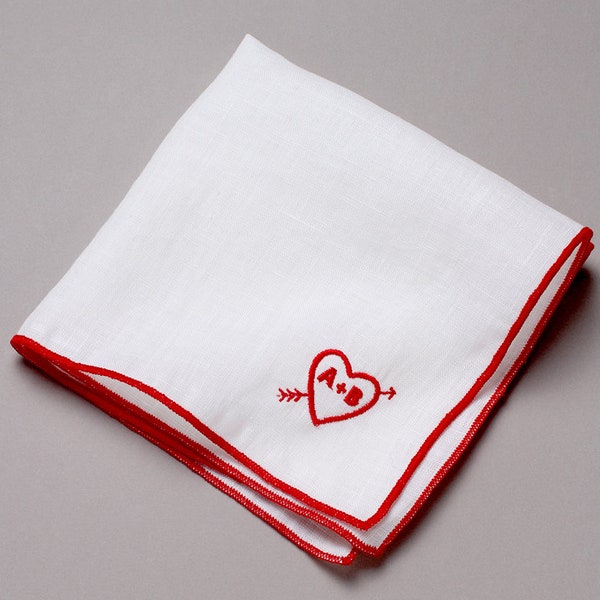 Monogrammed Pocket Square - Etsy