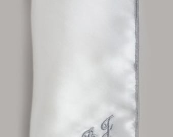 Monogrammed Pocket Square - Etsy