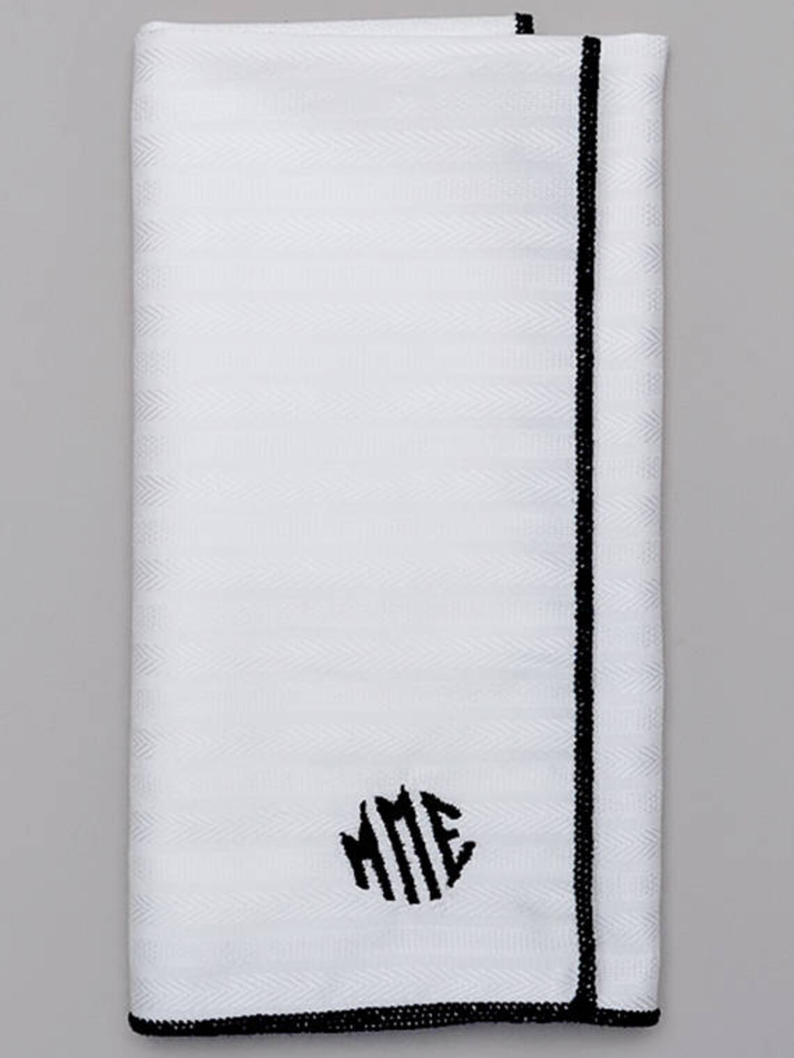 Stripped Cotton Monogrammed Pocket Square - Etsy